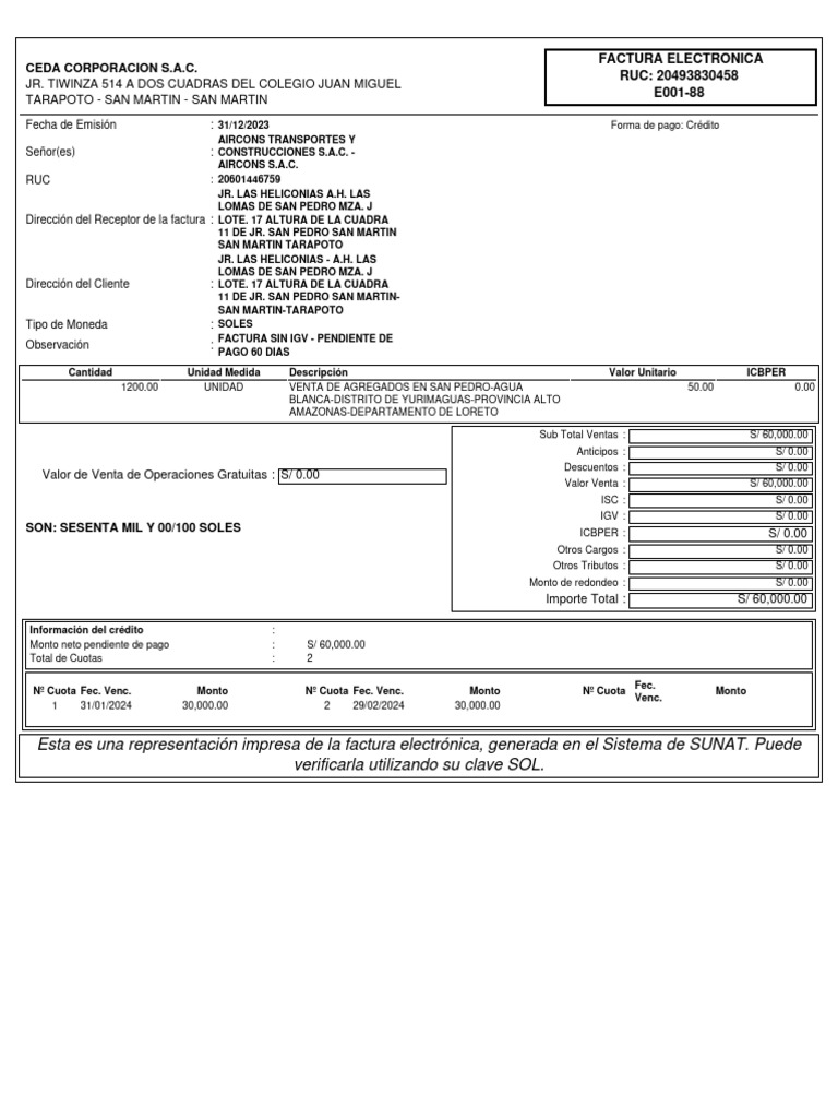 PDF Doc E001 8820493830458 | PDF | Dinero | Pagos