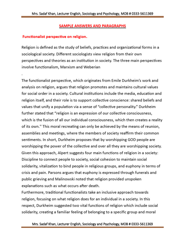 P4 Sample Answers and Paragraphs 111 | PDF | Mass Media | Sociology