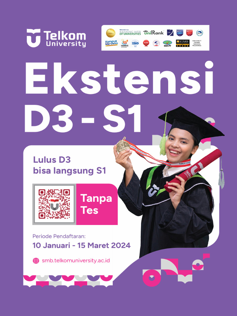 Brosur Jalur Ekstensi Telkom University 2024 | PDF