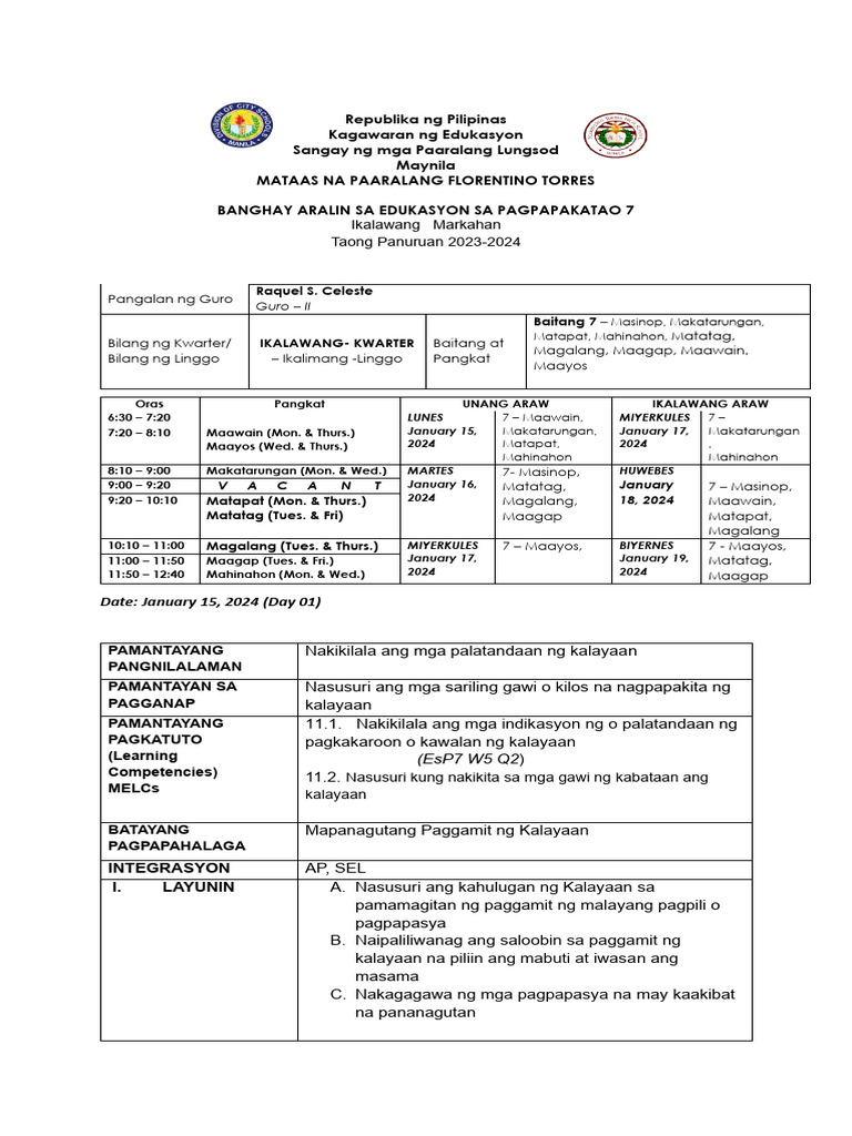 ESP7 With SEL Integration DLP CELESTE CO1 | PDF