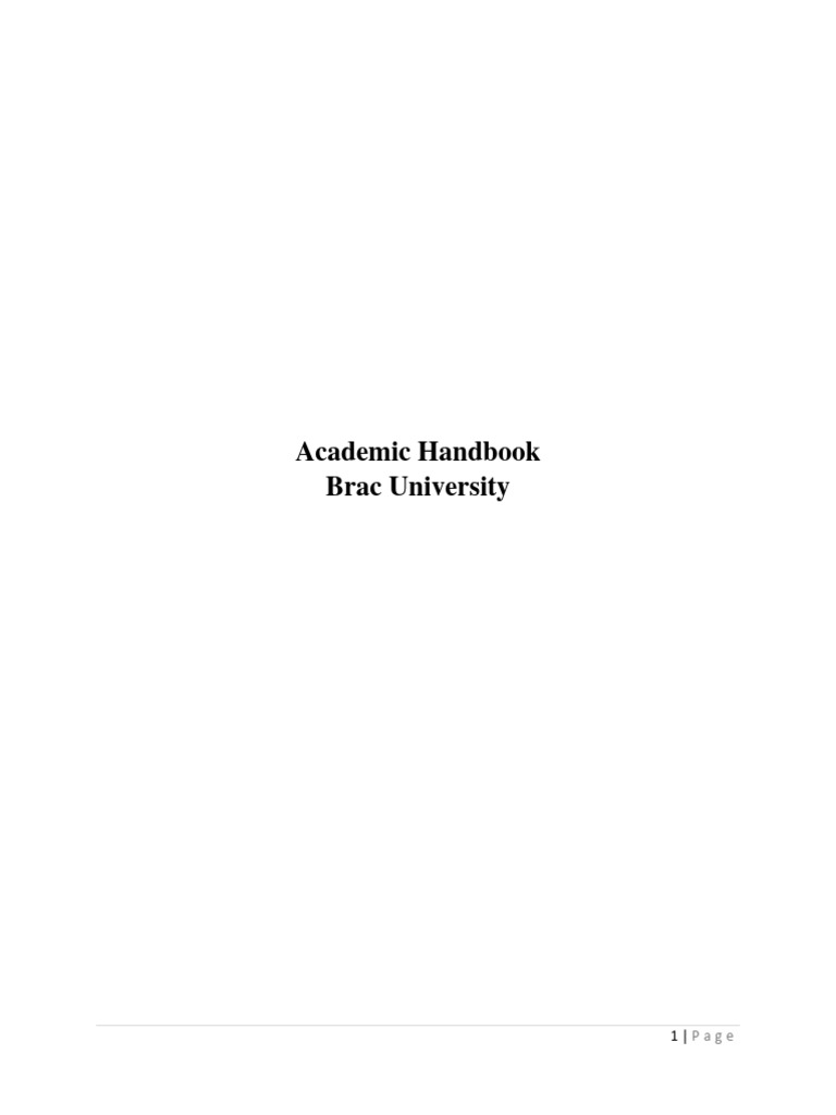 BU Academic Handbook | PDF | Plagiarism | Academic Term