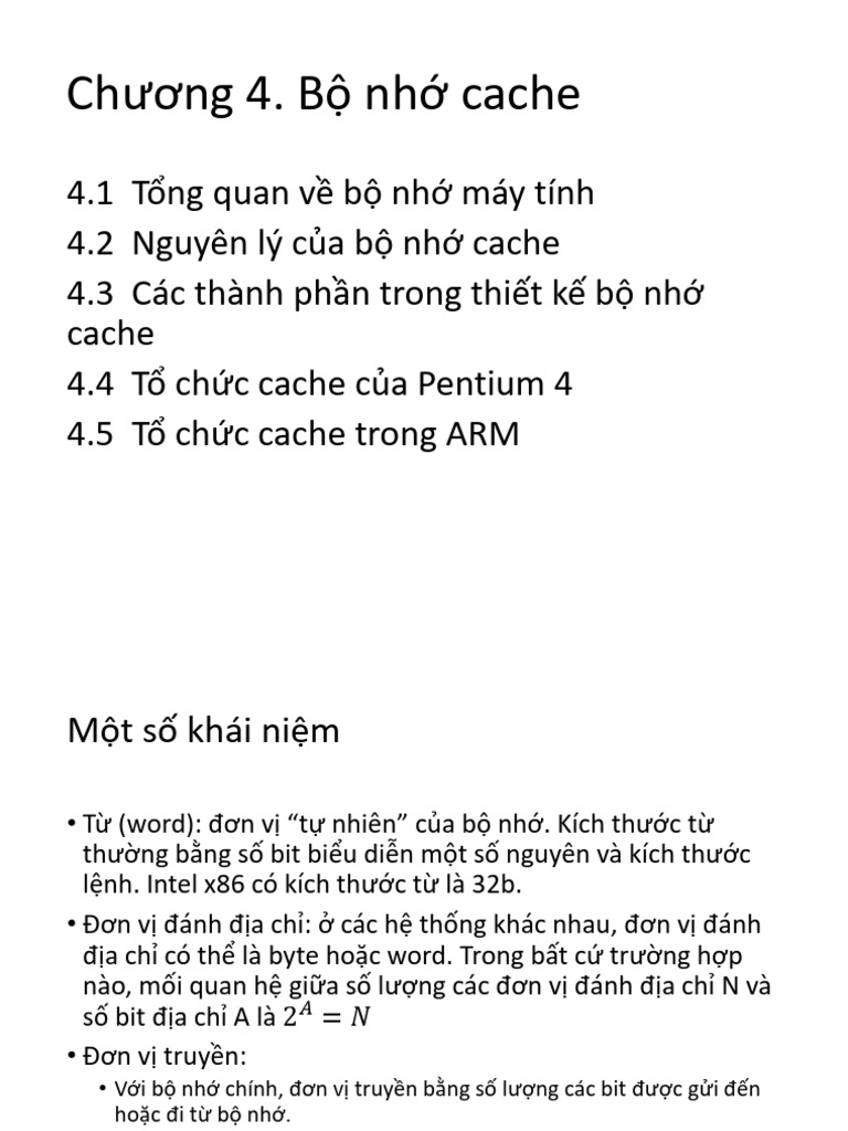 CH04 Cache | PDF