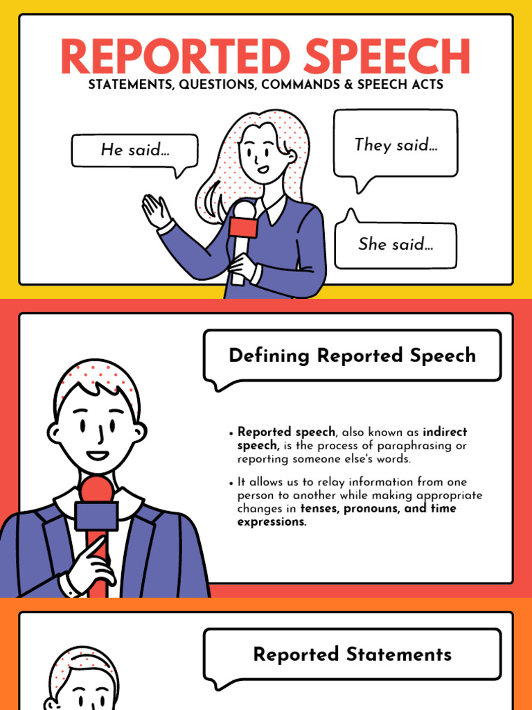 Reported Speech | PDF