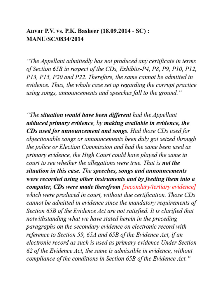 65B | PDF | Evidence (Law) | Justice