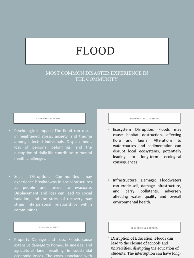 Flood | PDF | Emergency Evacuation | Emergency Management