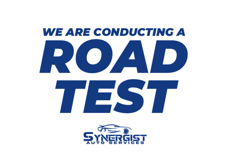 Road Test Sign (A4 (Landscape)) | PDF