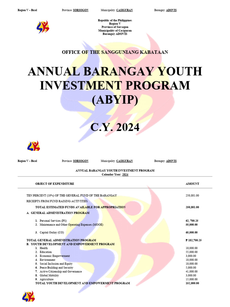 Abyip 2024 Adovis | PDF | Empowerment | Governance