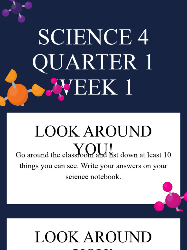 Science 4 - Week 1-1 | PDF | Decomposition | Porosity