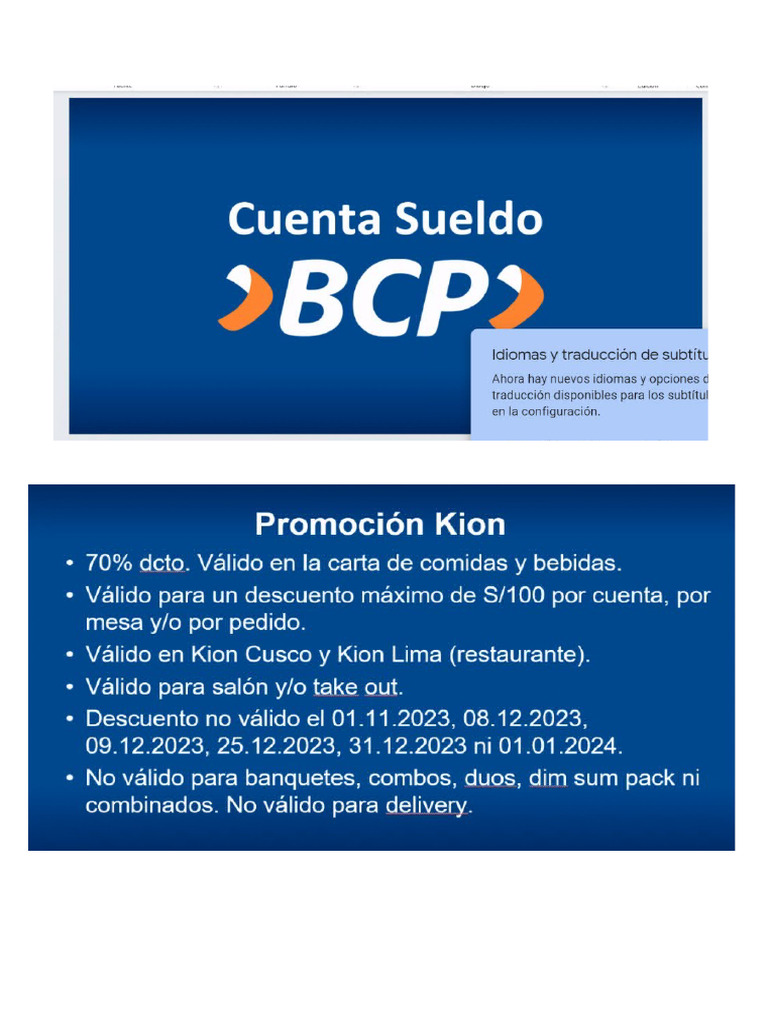 BCP BENEFICIOS | PDF