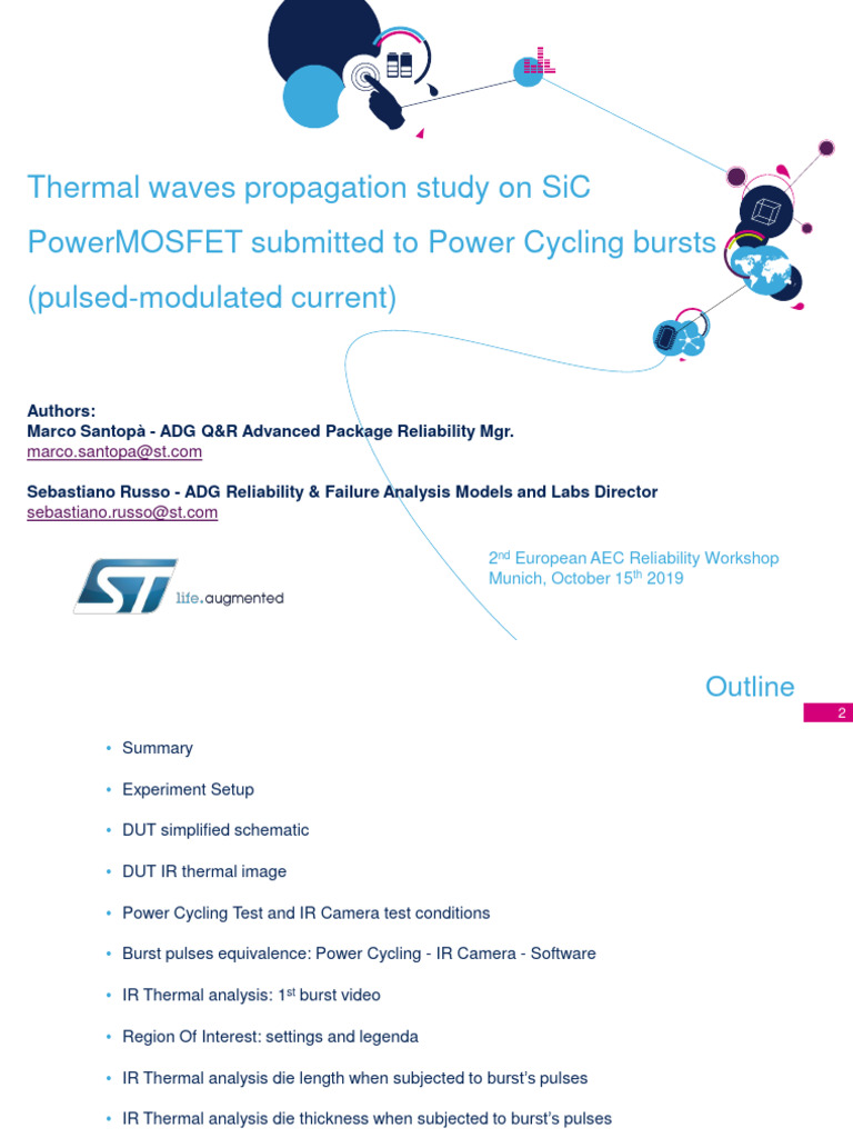 1.3_Thermal Waves Propagation Study on SiC_MaSa_ST_V3 | PDF | Infrared | Reliability Engineering