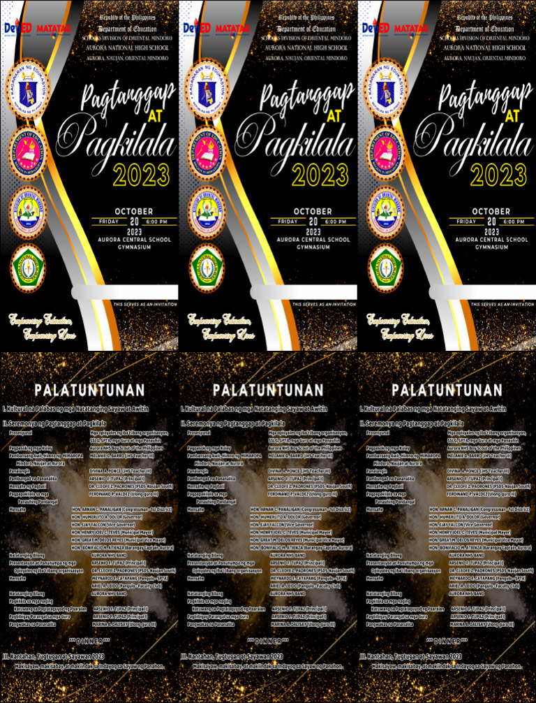 Program Invi Induction Ball 2023 | PDF