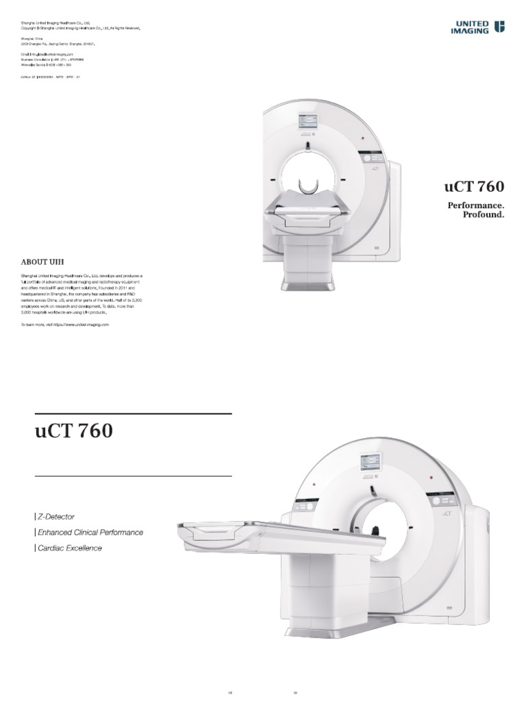 Brochure - uCT 760 - EN - Email | PDF