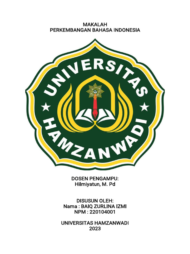 Makalah Ejaan Bahasa Indonesia | PDF Makalah Ejaan Bahasa Indonesia | PDF