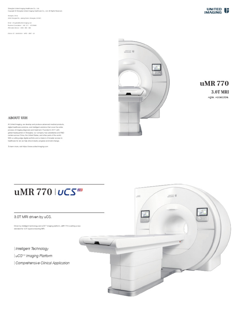 United Imaging uMR-770-Brochure | PDF