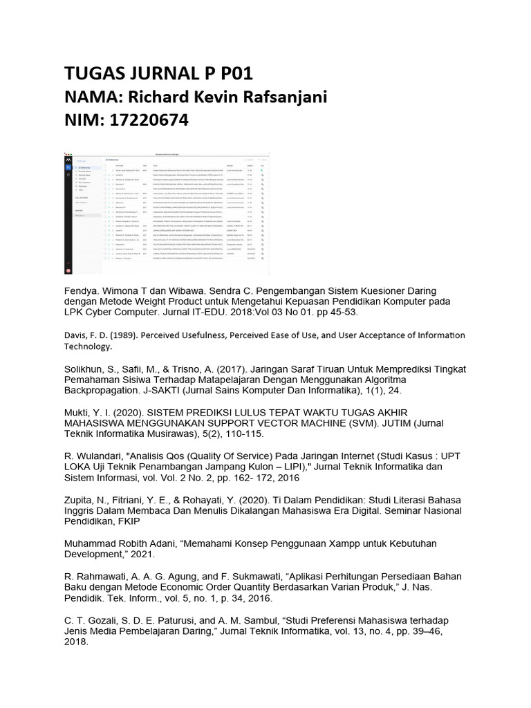 (Sistem Oprasi) TUGAS JURNAL P P01 | PDF