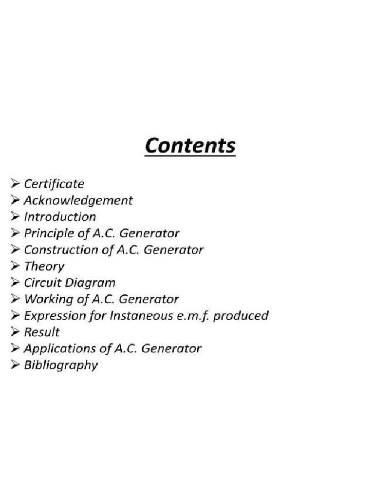 Ac Generator | PDF