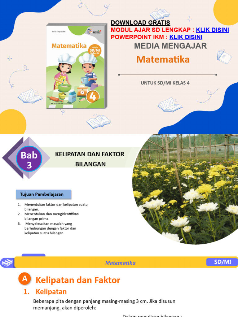 Bab 3 Kelipatan Dan Faktor Bilangan | PDF