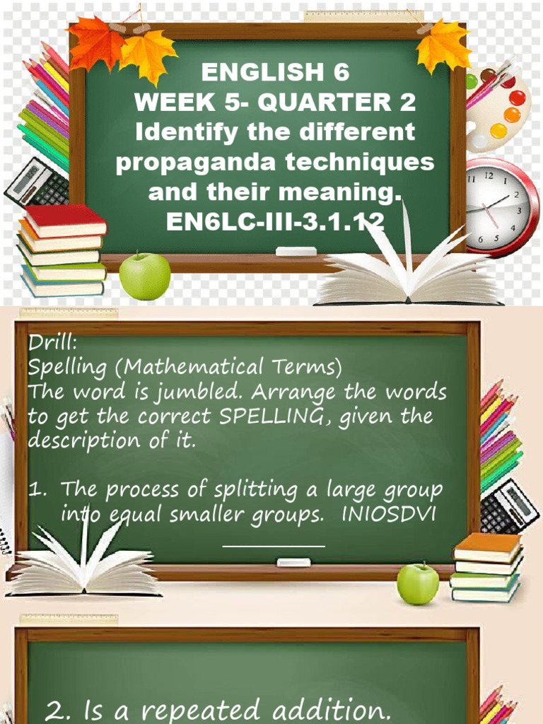 Cot - English q2 | PDF | Propaganda | Communication