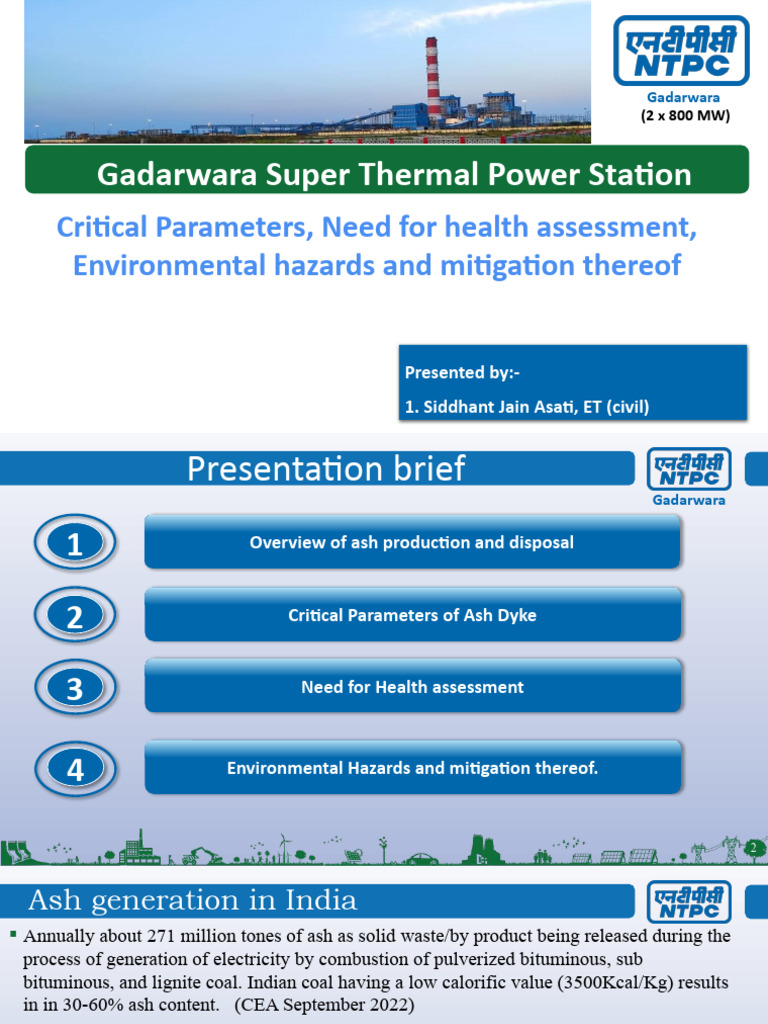 Mta Presentation Pdf Valve Fly Ash
