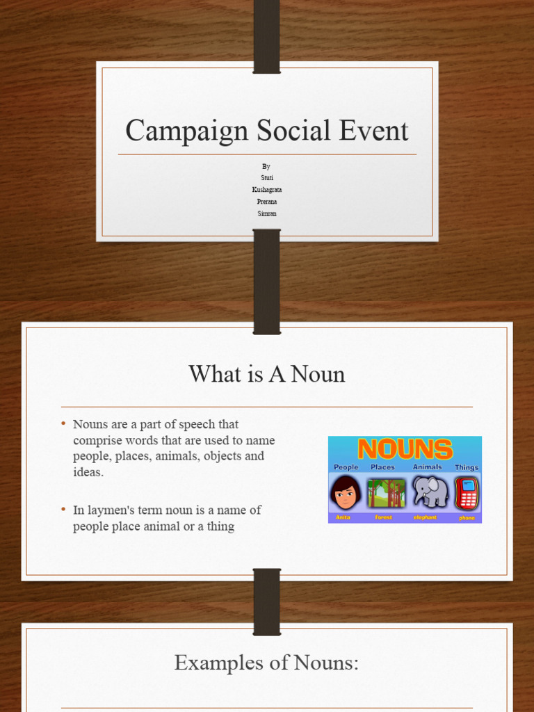 Campaign Social Event | PDF | Noun | Linguistic Morphology