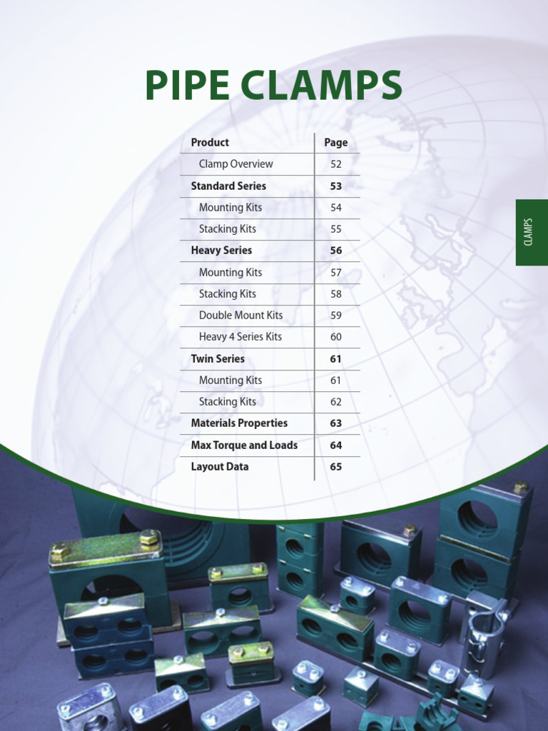 BAR Clamps | PDF | Pipe (Fluid Conveyance) | Screw