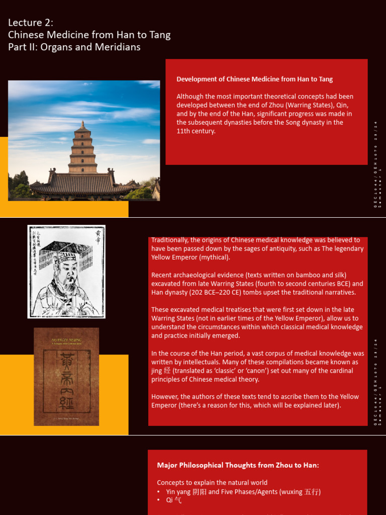 GEC1044-GEH1070 Lecture 02 - Chinese Medicine From Han To Tang Part II ...