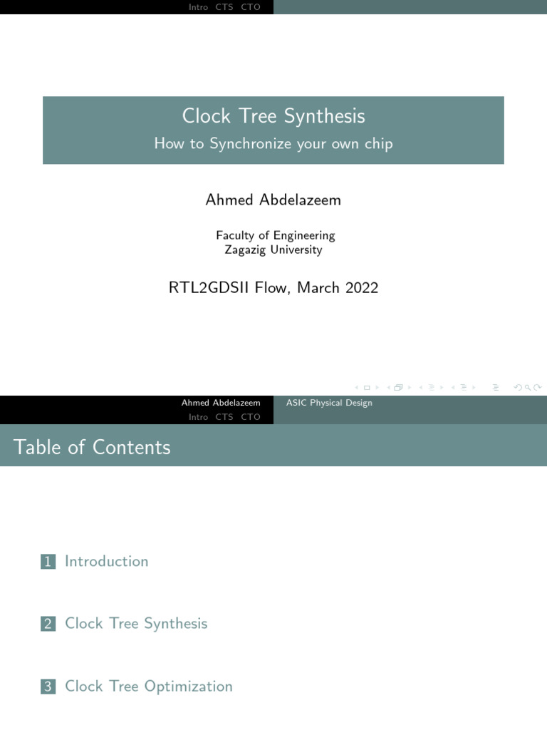 Clock Tree Synthesis Overview | PDF