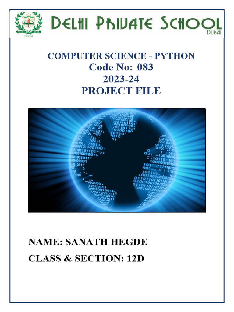 PROJ FORMAT 23_24 | PDF | Computing | Software Engineering