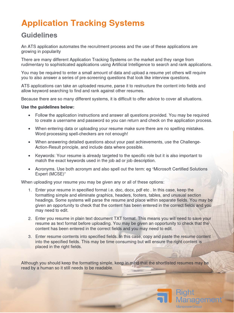Application_Tracking_Systems_Guidelines_V1_07_2018 | PDF | Résumé ...