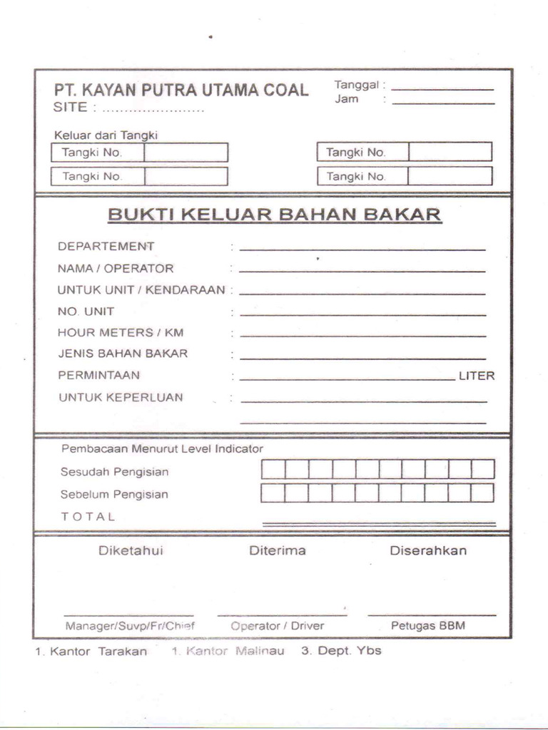 Form BBM | PDF