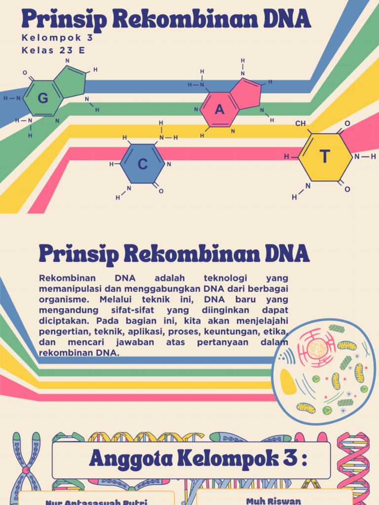 Prinsip Rekombinan DNA (KLP 3 23E) | PDF