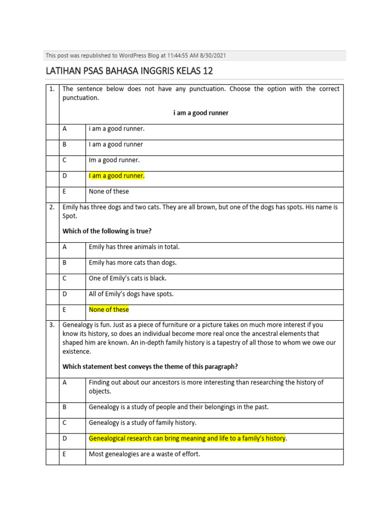 English Answered | PDF | Fuels