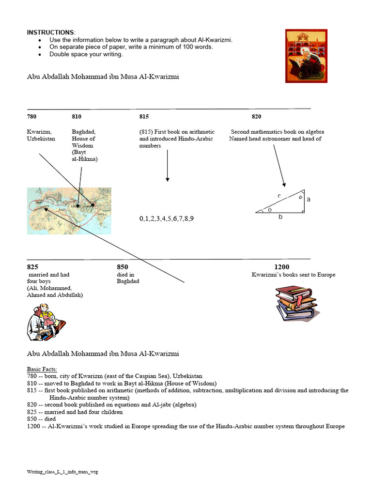 AlKwarizmi Timeline2 | PDF