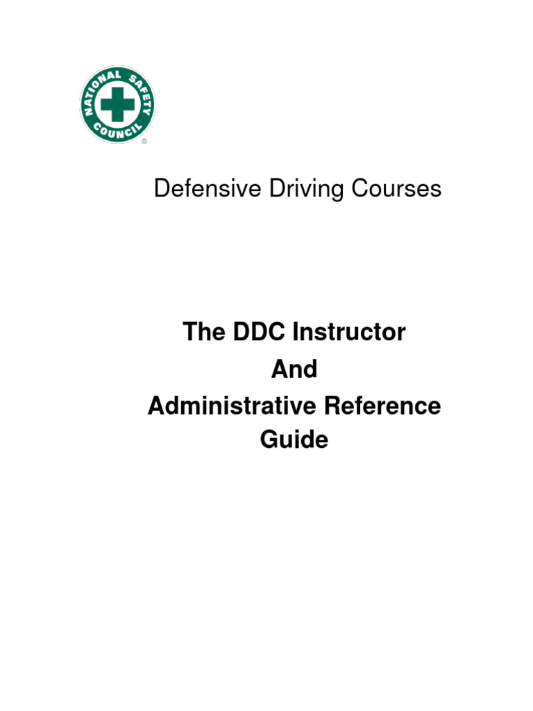 Instructor Admin Reference Guide | PDF | Traffic Collision | Teaching Method