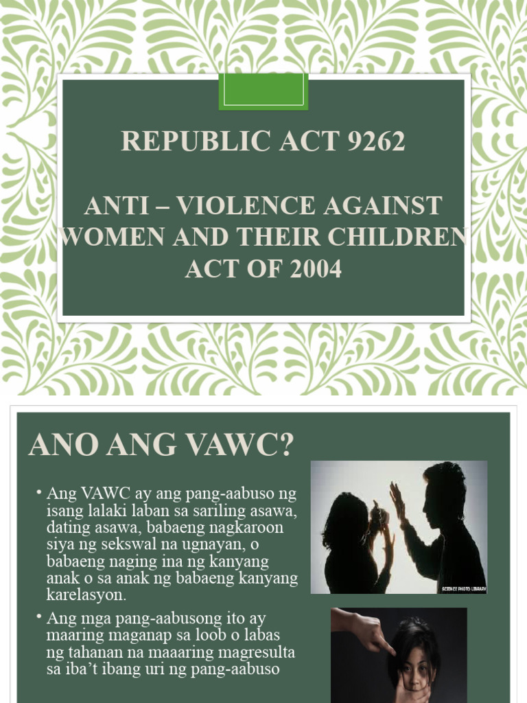 RA 9262 VAWC Presentation | PDF