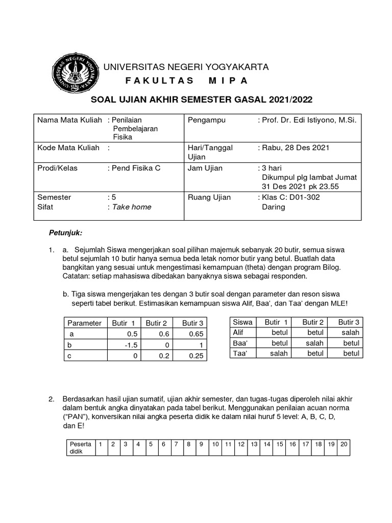 Uas PPF - C - Pinasti Bagas Pambudi - 19302241035 | PDF