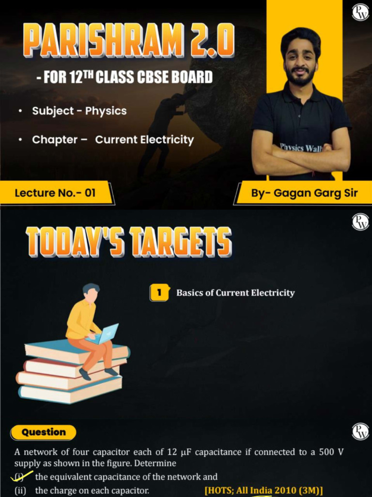 Current Electricity 01 Class Notes Pdf