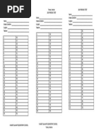 ZipGrade Answer Sheet 50 | PDF