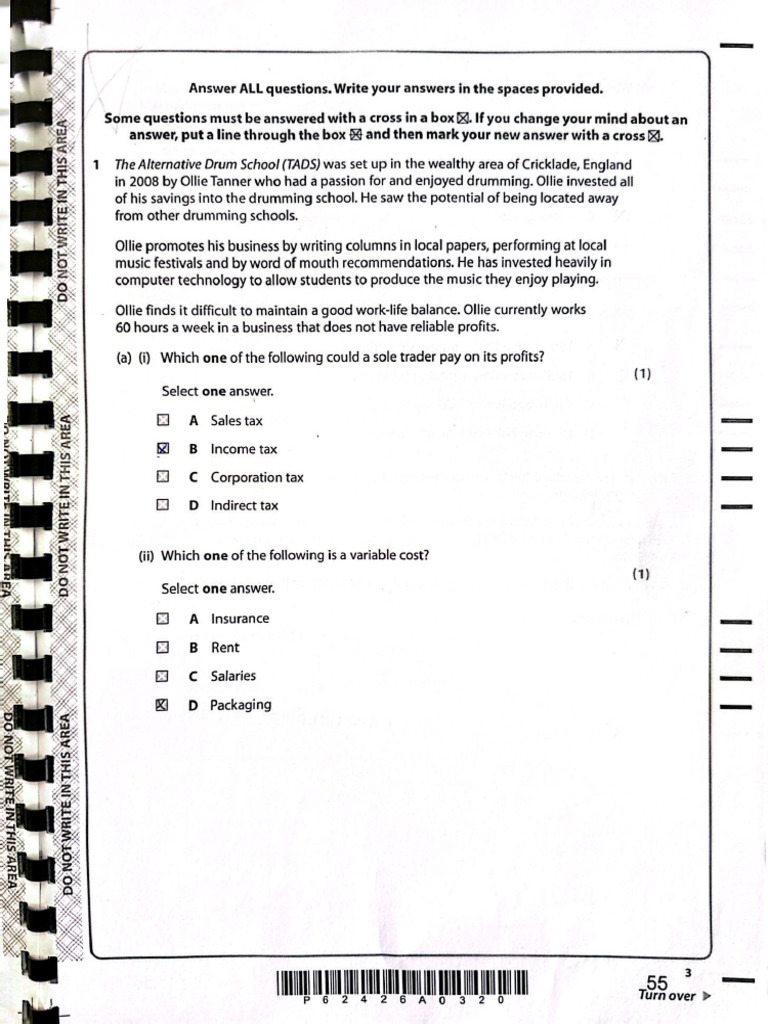 Busi Ppr 2 Pdf