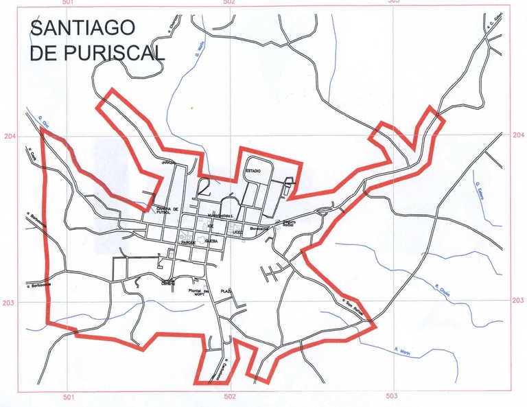 Mapa de Santiago de Puriscal | PDF