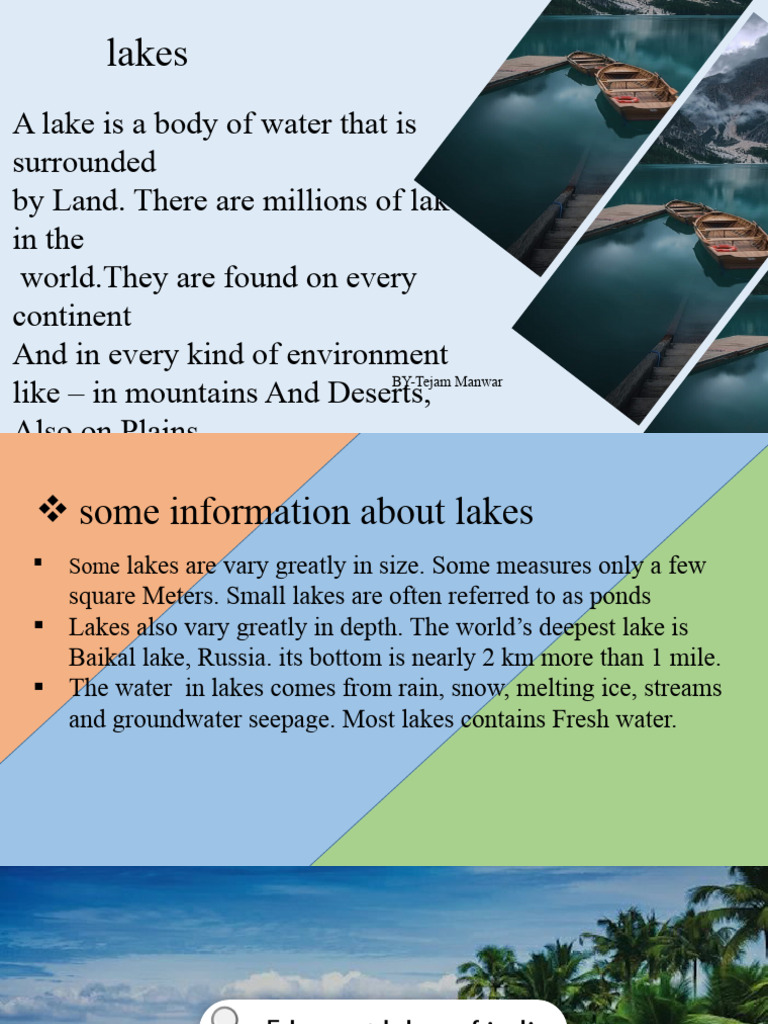 Lakes | PDF | Lake | Hydrology