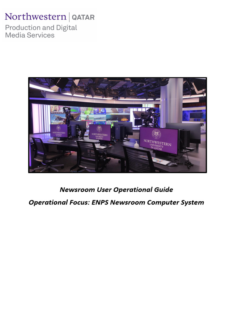ENPS Newsroom Workflow Guide | PDF