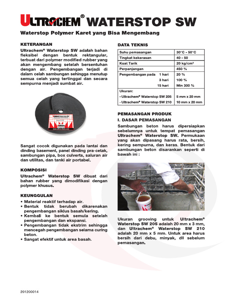 ULTRACHEM WATERSTOP SW (14 DES 2020) - P | PDF