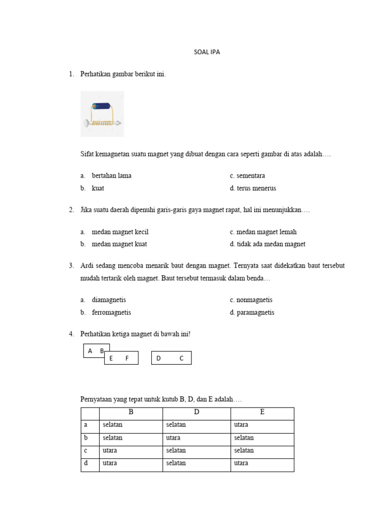Soal IPA | PDF