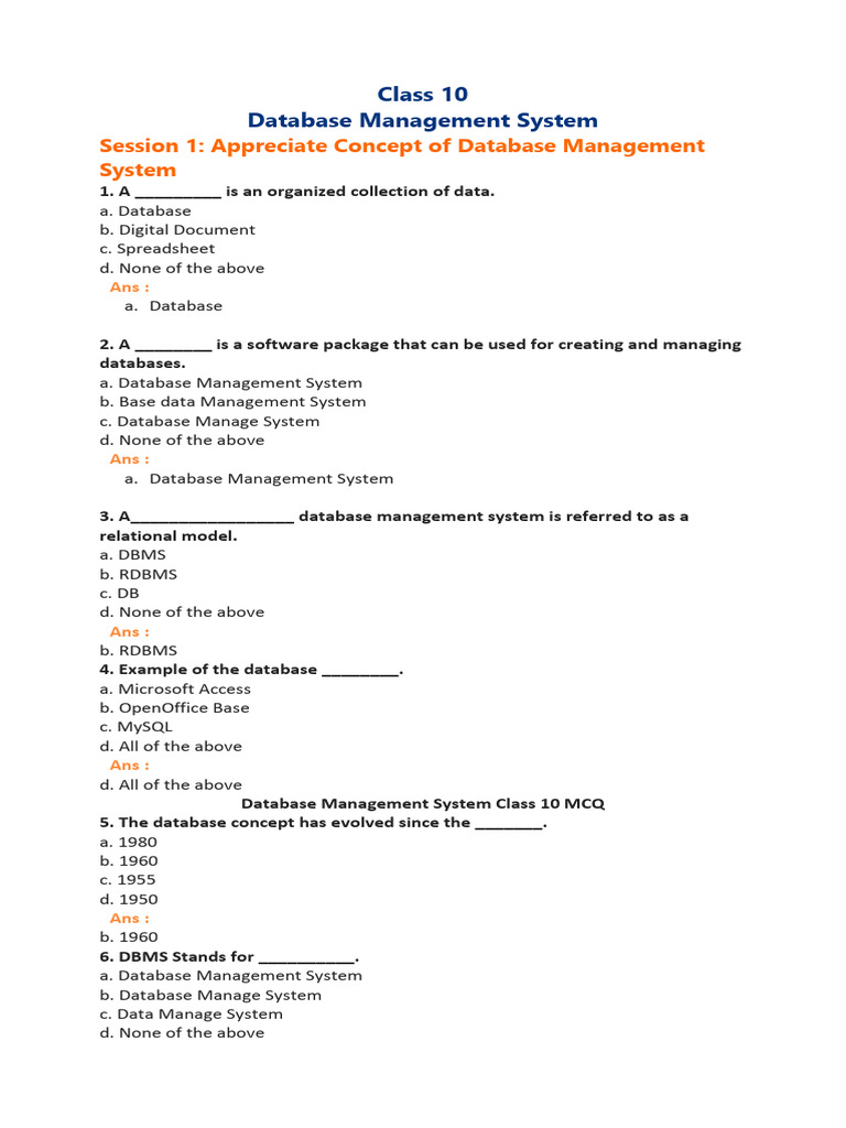 DBMS Obj | PDF | Relational Database | Databases