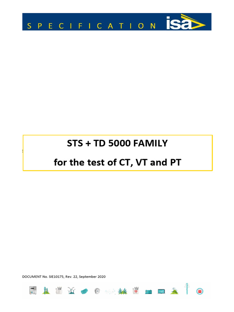 Sie10175 - Sts Family +TD 5000 - Specifications Rev22 | PDF ...