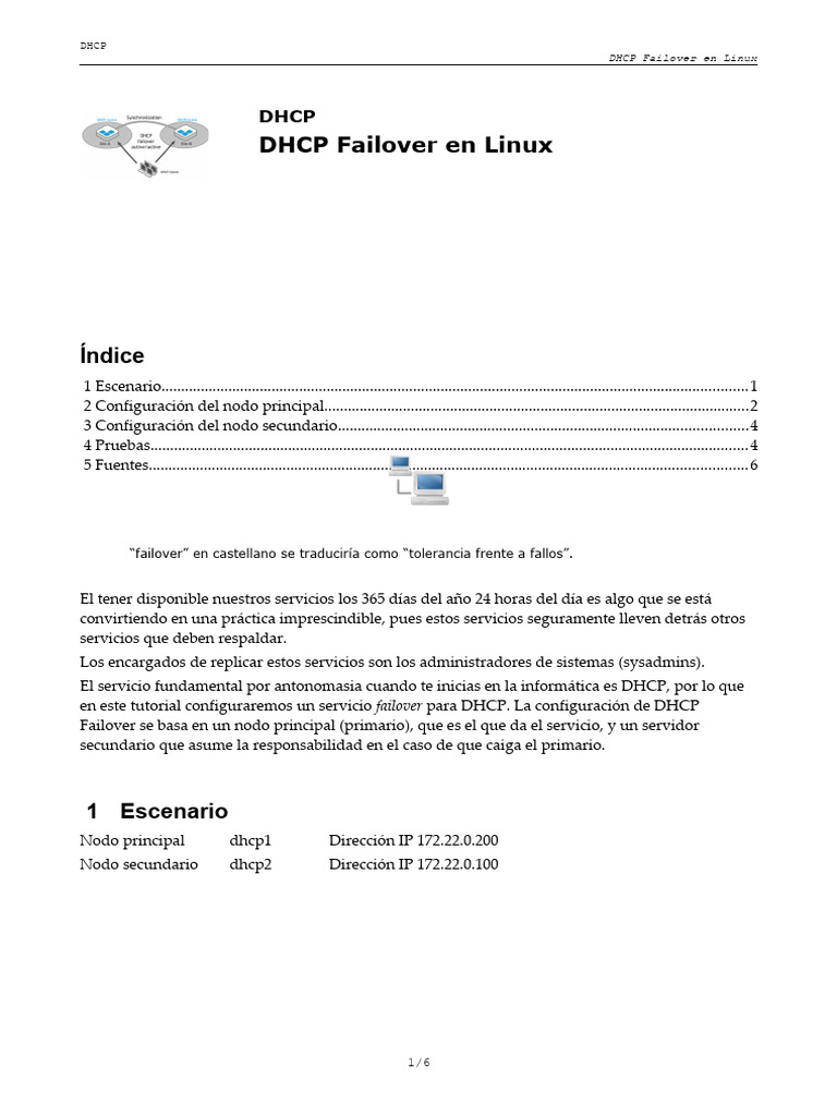 DHCP Failover Linux v2 | PDF