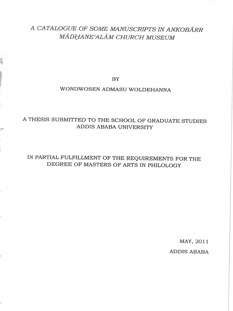 Wondwosen Admasu | PDF