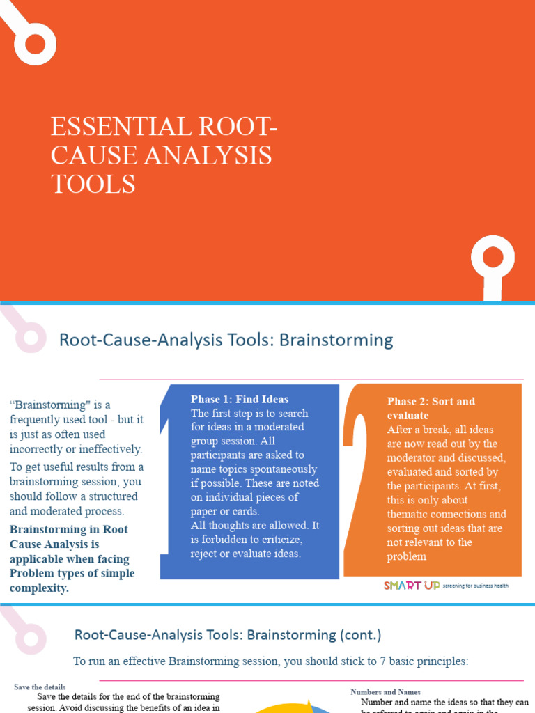 A Root Cause Analysis TOOLS | PDF