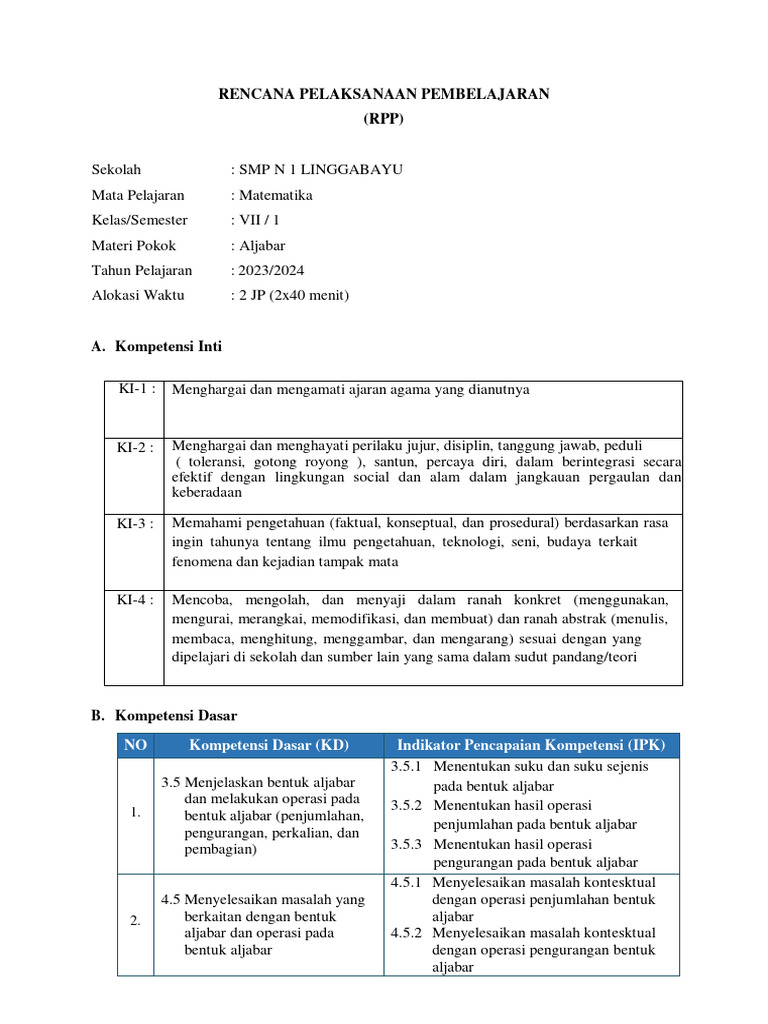 RPP PERBAIKAN Fix (2) - Compressed | PDF